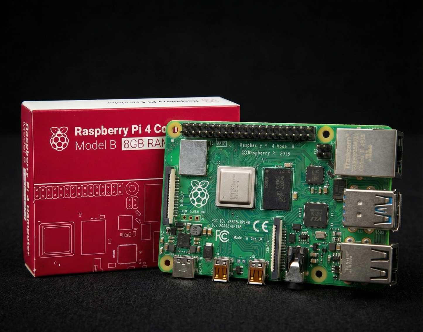Raspberry Pi 4 Computer Model B 8GB – Ultimate Robotics & AI Controlle ...
